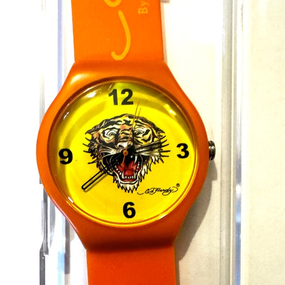 Ed Hardy | Accessories | Ed Hardy Tiger Watch Brand New Ndver Worn In ...